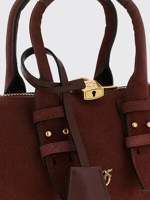 Pinko Escape Suede Bag - Burgundy
