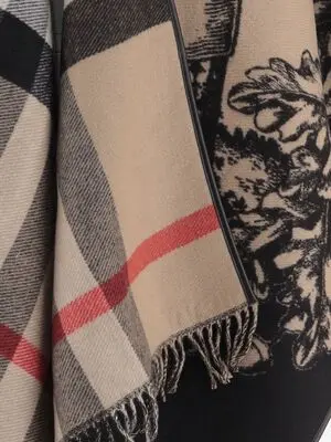 Burberry Double Wool Cape - Beige