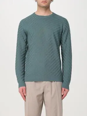 Emporio Armani Textured Knit Pullover - Green