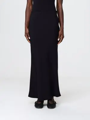 HANITA Jersey Long Skirt - Black