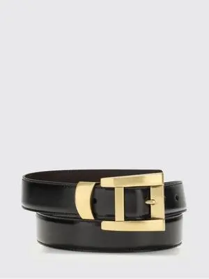 Versace Smooth Calf Leather Belt With Medusa Buckle - Black 1