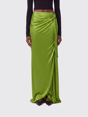 Elisabetta Franchi Jersey Long Skirt - Green
