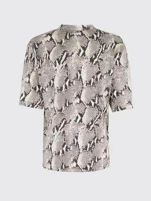 ANINE BING Python Print Cotton T-shirts