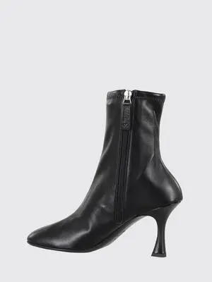 3JUIN Leather Zip Up Ankle Boots