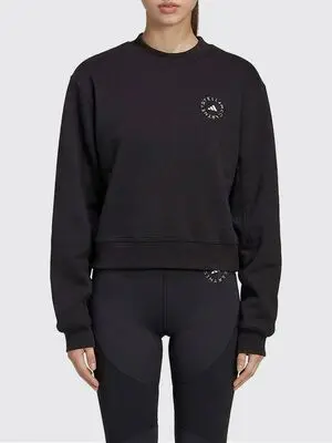 Adidas By Stella McCartney Organic Cotton Sweatshirt - Black