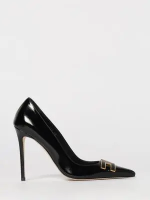 Elisabetta Franchi Pumps In Nappa Leather - Black