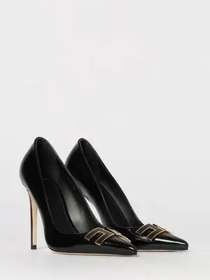 Elisabetta Franchi Pumps In Nappa Leather - Black