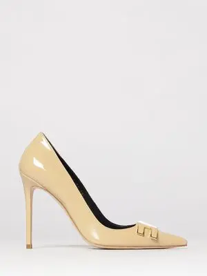 Elisabetta Franchi Pumps In Nappa Leather - Camel