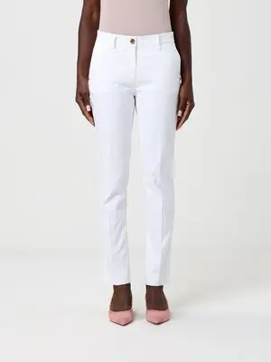 MASON'S Stretch Cotton Slim Fit Trousers - White