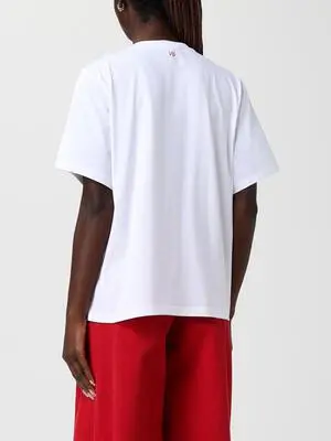 Victoria Beckham Cotton T-shirt With Slogan Print