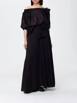 HANITA Crepe Blouse - Black