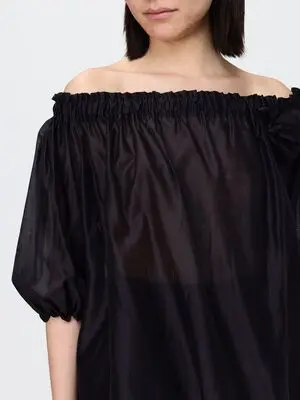 HANITA Crepe Blouse - Black