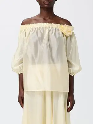 HANITA Crepe Blouse - Yellow