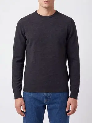 BALLANTYNE Crew Neck Jumper - Grey