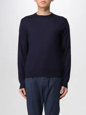BALLANTYNE Pure Wool Crew Neck Sweater - Navy