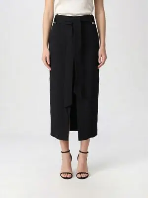 Elisabetta Franchi Viscose Skirt - Black
