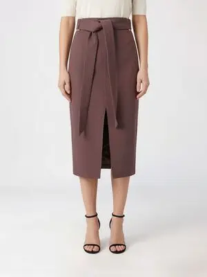 Elisabetta Franchi Viscose Skirt - Brown