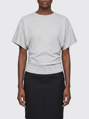 ANINE BING Stretch Viscose T-shirts - Grey