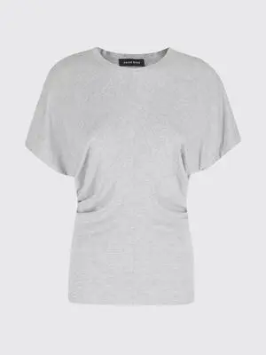 ANINE BING Stretch Viscose T-shirts - Grey