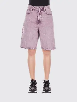 Carhartt Work In Progress Cotton Denim Shorts - Violet