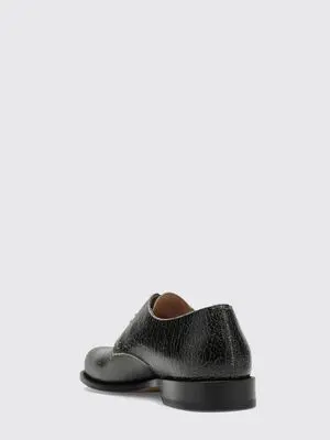 Loewe Campo Crackled Leather Derby Shoes