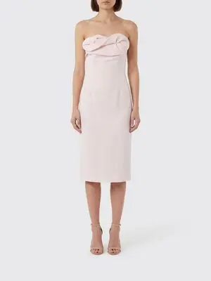 Magda Butrym Midi Silk Dress - Pink