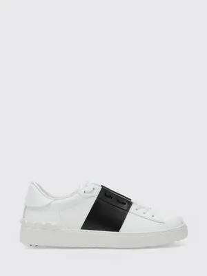 Valentino Garavani Open Leather Sneakers - White 1