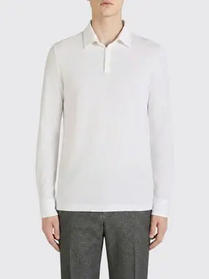 ZANONE Cotton Polo Shirt - White