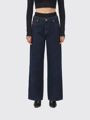 7 For All Mankind Wide-leg Cotton Denim Jeans - Blue