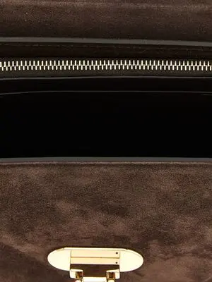 Valentino Garavani Rockstud Suede Mini Crossbody Bag