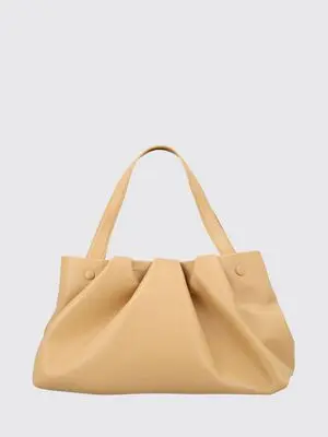 THEMOIRE Themoiré Athena Draped Vegan Leather Bag - Beige