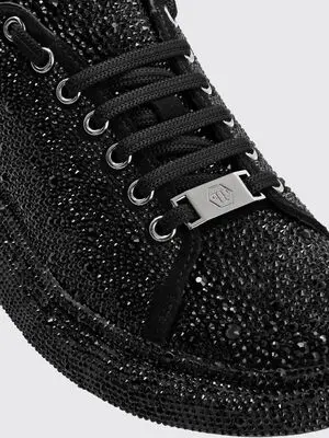 Philipp Plein Embellished Platform Sneakers - Black