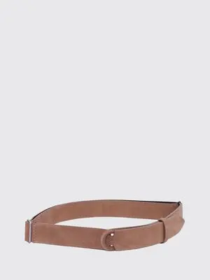 Orciani Nobuckle Suede Belt
