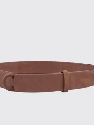 Orciani Nobuckle Suede Belt