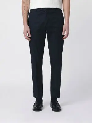 PT TORINO Stretch Cotton Tailored Trousers - Blue