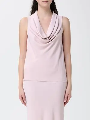 HANITA Crepe Sleeveless Top - Pink