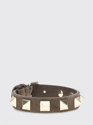 Valentino Garavani Valentino Garavani Rockstud Suede Bracelet Brown