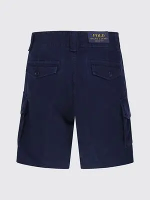 Polo Ralph Lauren Solid Cotton Cargo Chino Shorts - Blue