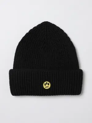 BARROW Ribbed Beanie With Embroidered Logo - Black