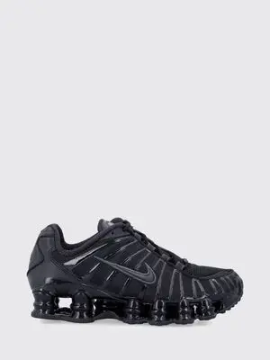 Nike Mesh And Rubber Shox Tl Sneakers - Black