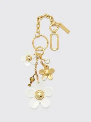 Marc Jacobs Daisy Charm Keychain - Silver