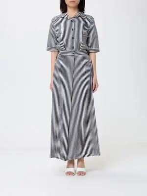 HANITA Striped Shirtdress - Navy
