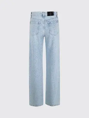 7 For All Mankind Embellished Wide Leg Jeans