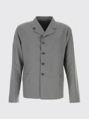 JIL SANDER Single-breasted Virgin Wool Blazer - Grey