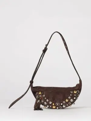 Valentino Garavani Studded Suede Crossbody Bag