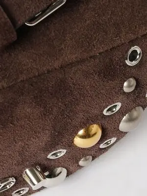 Valentino Garavani Studded Suede Crossbody Bag