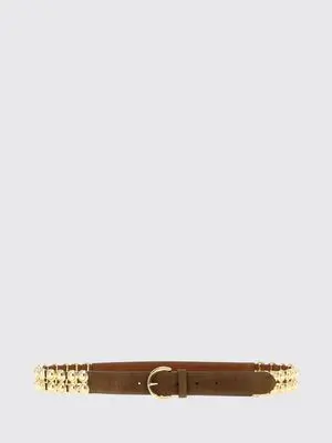 Pinko Love Stud Suede Belt - Brown