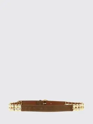 Pinko Love Stud Suede Belt