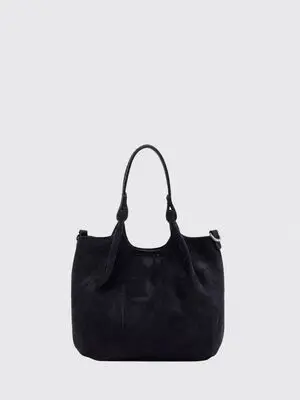GIANNI CHIARINI Dua Mini Suede Calfskin Handbag With Double Handle
