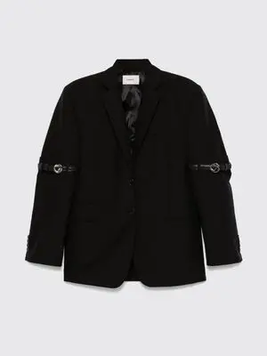 Coperni Tailored Blazer With Embellished Sleeves
